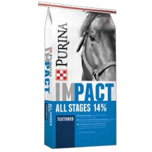 Purina® Impact® All Stages 14% Textured Horse Feed | Most Feed & Garden ...