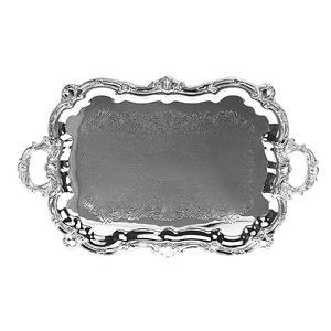 19" X 14" Baroque Tray w/ Handles | Grand Rental Station of ...