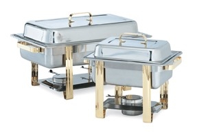 Small Chafer with Gold Accents | Grand Rental Station of Bellefontaine, OH