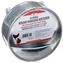 LITTLE GIANT GALVANIZED ROUND HANGING POULTRY WATERER Bowen's Farm ...