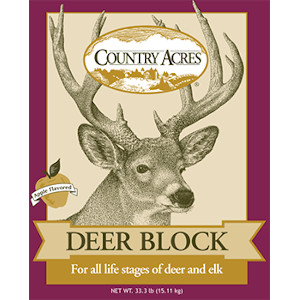 Country Acres Deer Block 33.3 lb | HC Summers Feed & Supply - Jefferson, MD