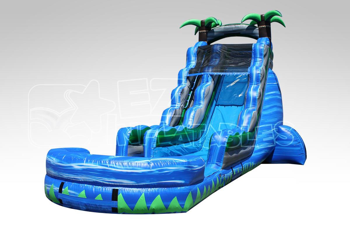 Blue Crush Inflatable Water Slide | Westville Grand Rental Station ...