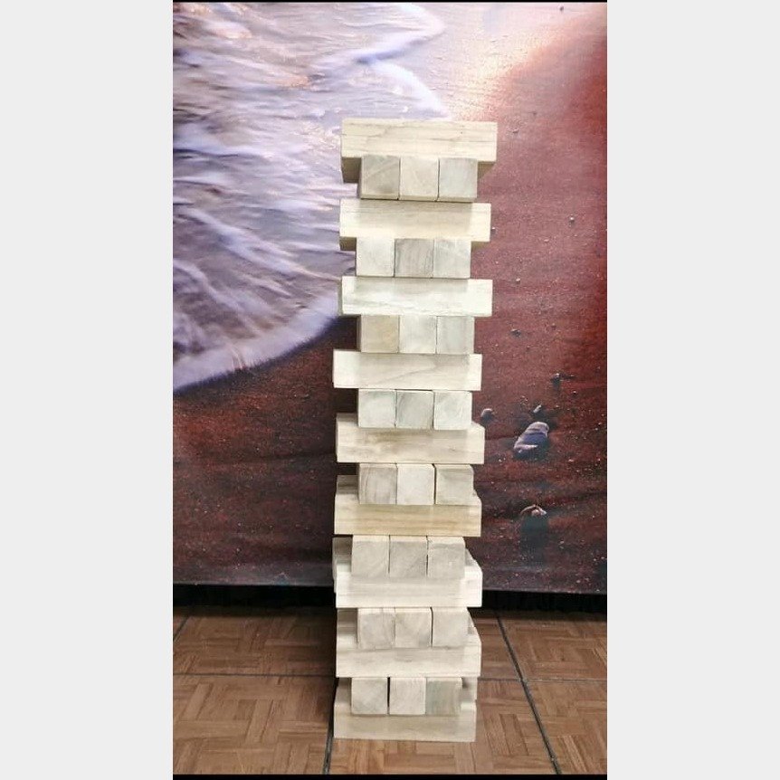 Giant Jumbling Tower Game | Kelly's Taylor Rental-Newburyport, MA