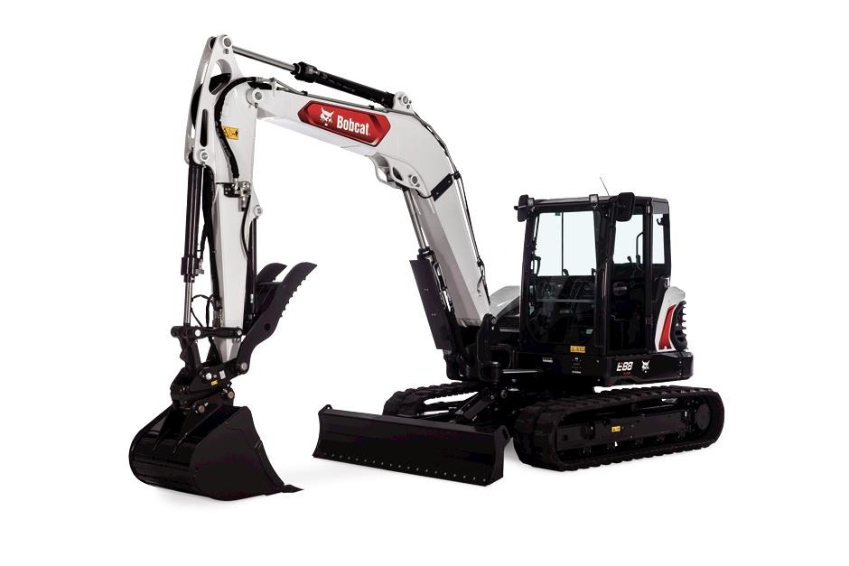 20,000 lb Bobcat E88 Enclosed Excavator w/ Thumb - Sarver True Value ...