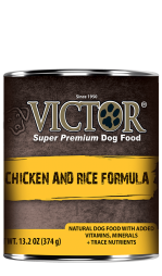 Victor Chicken and Rice Formula Pâté Wet Dog Food | Spring Creek Feed ...