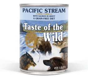 Taste of the Wild Pacific Stream Canine Formula with Salmon in Gravy ...