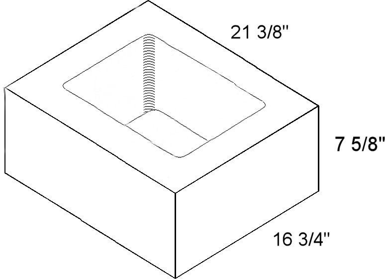 Concrete Chimney Block 21" X 8" X 16" | Duke Concrete Products ...