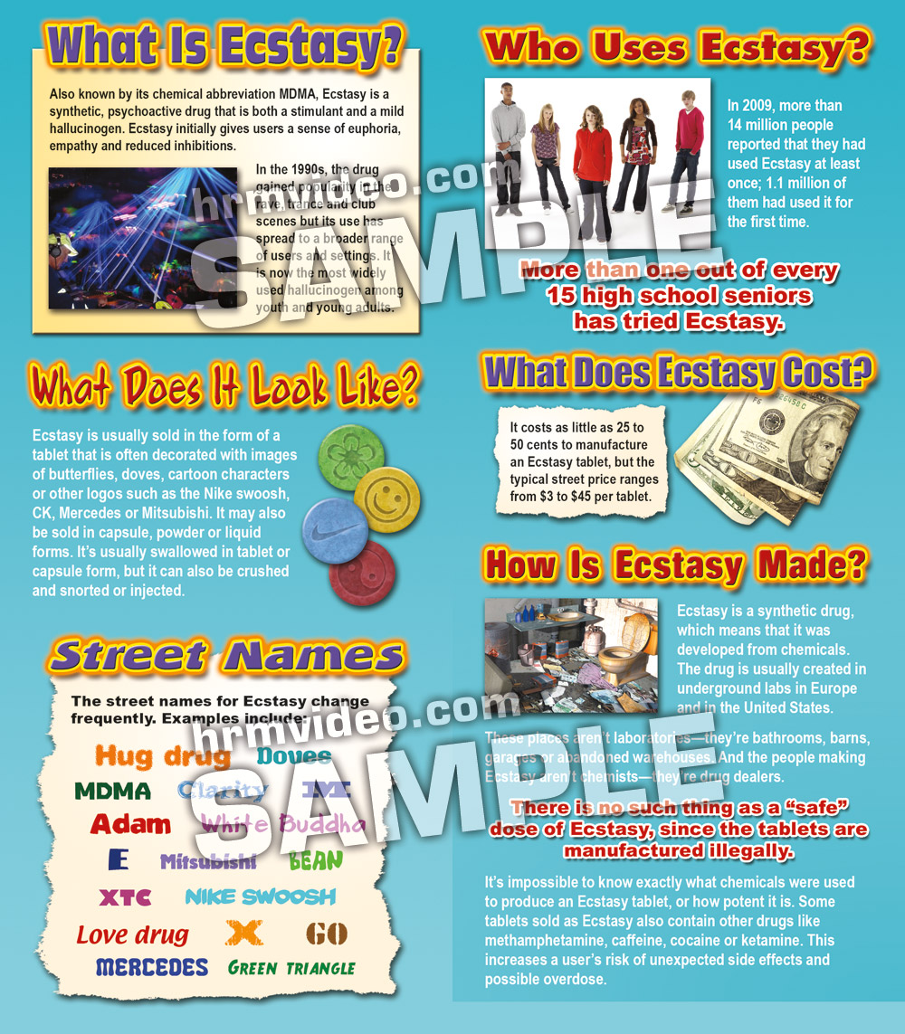 SPOTLIGHT on Ecstasy Pamphlets - Human Relations Media - K-12 Video and ...