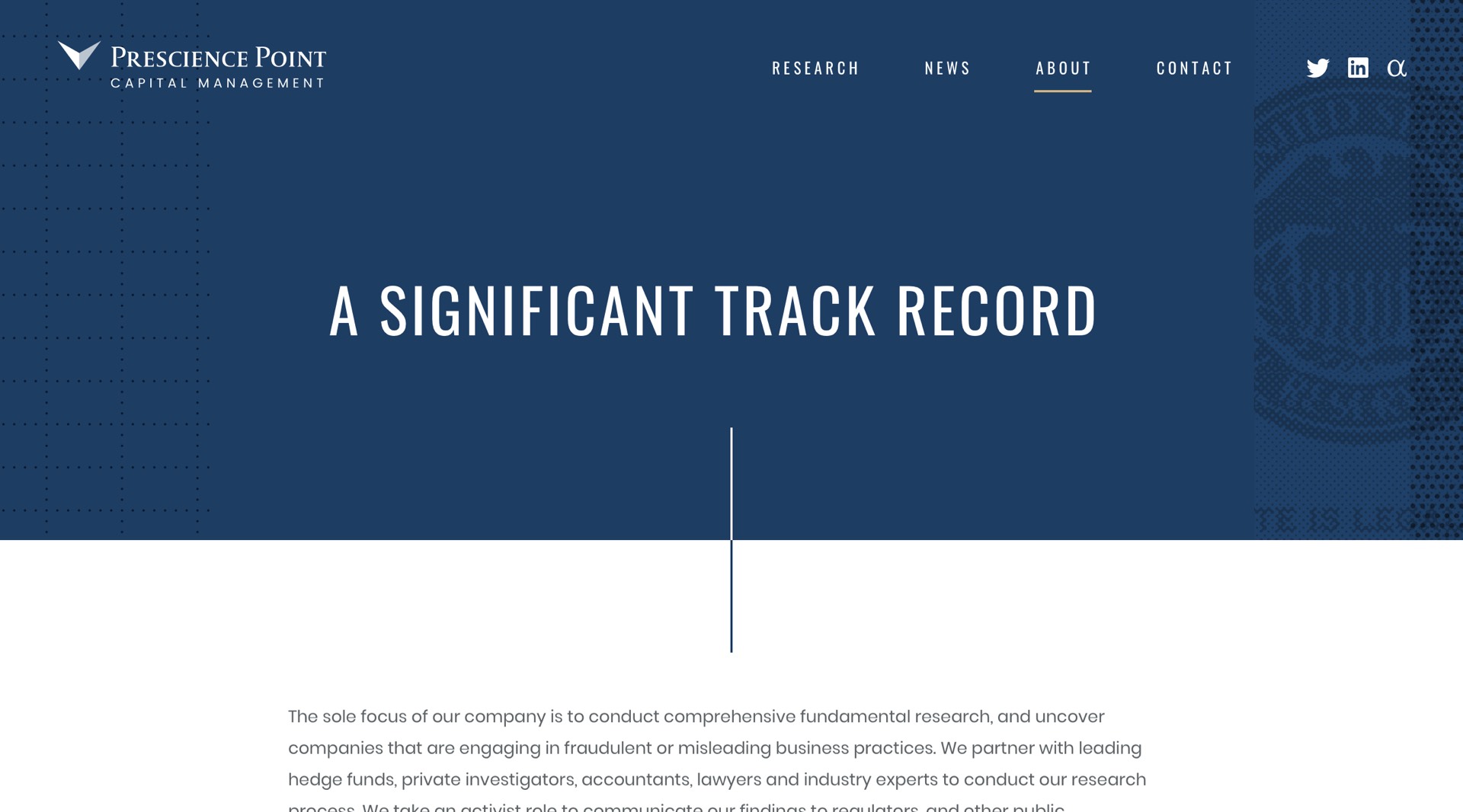 Prescience Point Capital Management - NORTH STREET • A Creative Studio