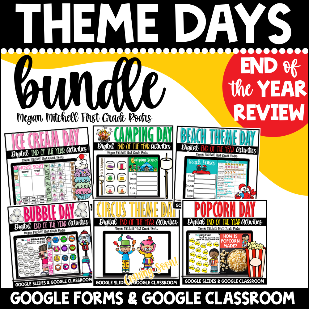 Digital End of the Year Activities - Megan Mitchell