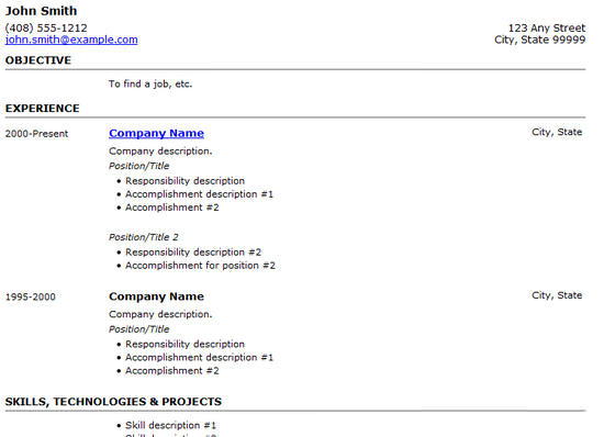 25 Free HTML Resume Templates For Your Successful Online Job Application The Jotform Blog