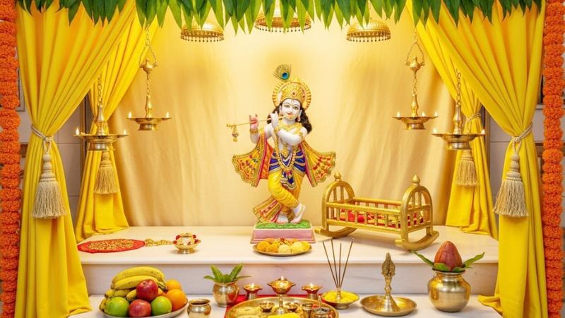 NRIPage | Articles | Krishna Janmashtami 2025: 8 Beautiful Decoration Ideas to Celebrate at Home ...
