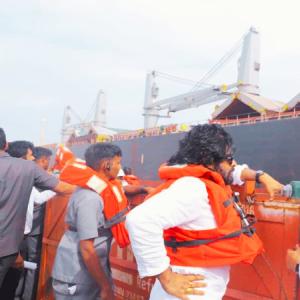 NRIPage | Articles | Pawan Kalyan Orders Ship Seizure at Kakinada Port to Halt Rice Smuggling