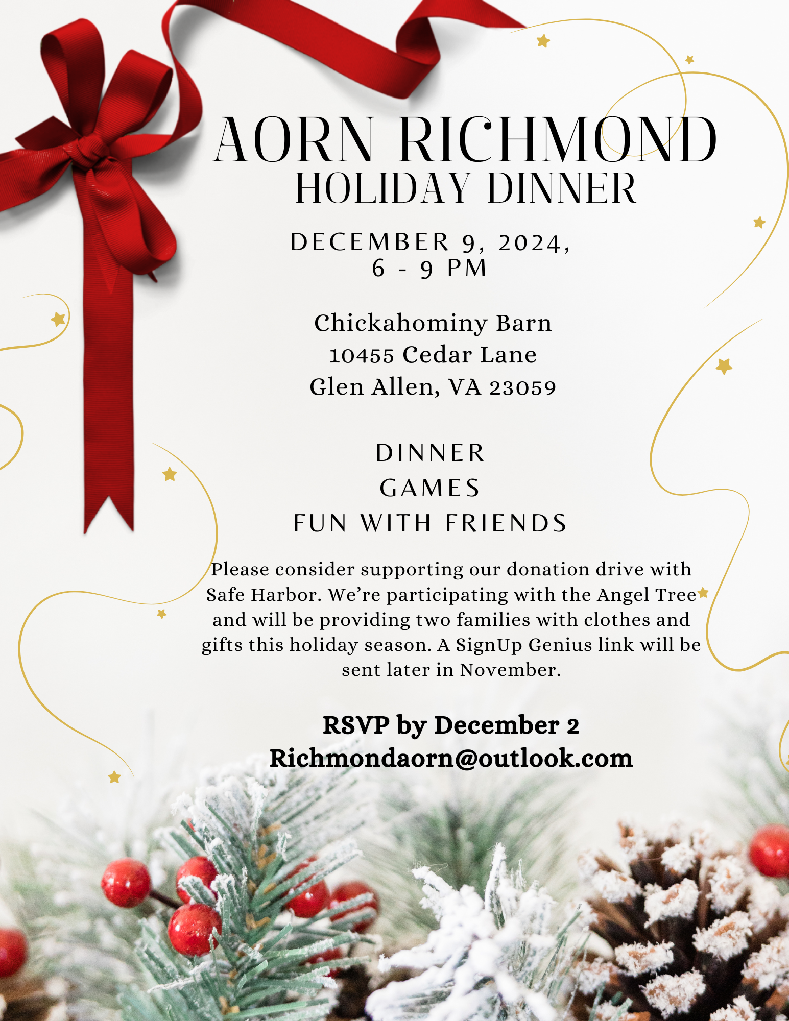 AORN Richmond: December 9th Holiday Party & November 18th Chapter ...