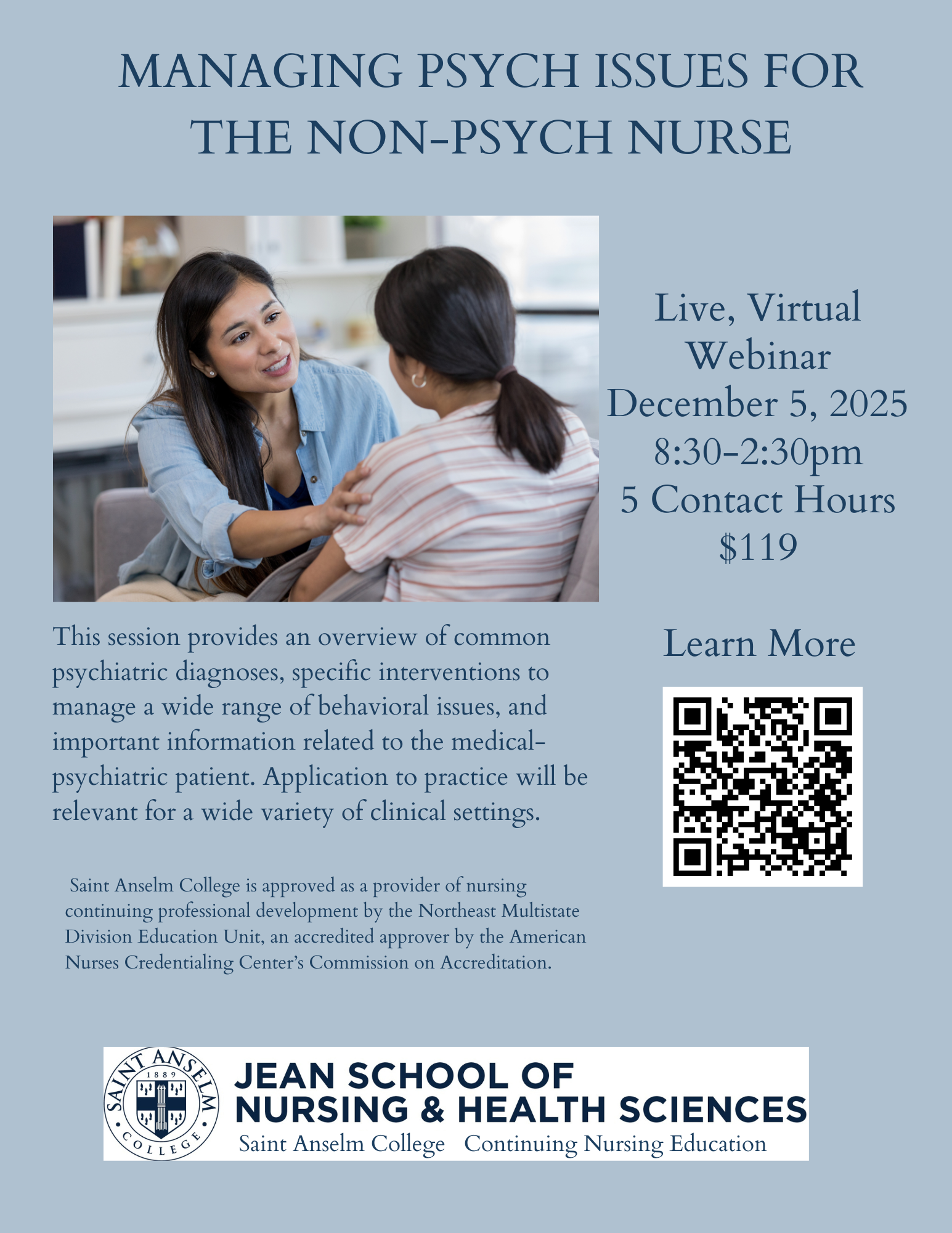 Multiple continuing education opportunities from St. Anselm College ...