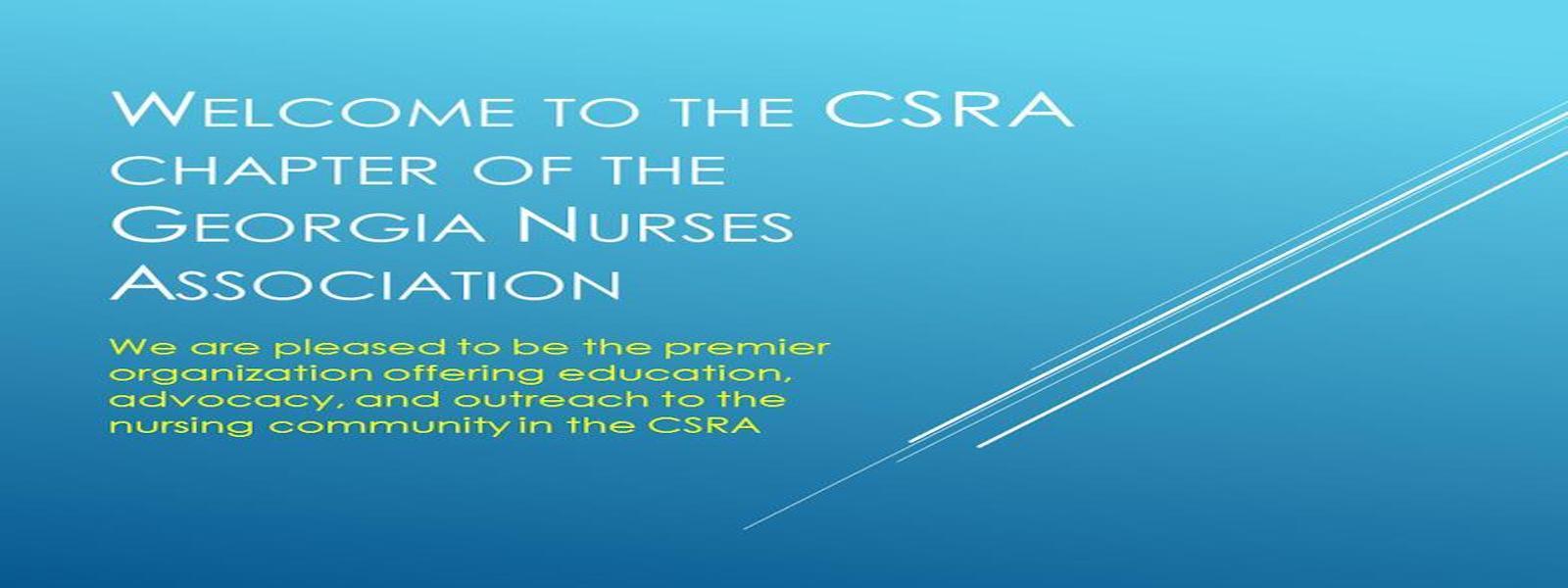 CSRA Chapter of Georgia Nurses Association | Nursing Network