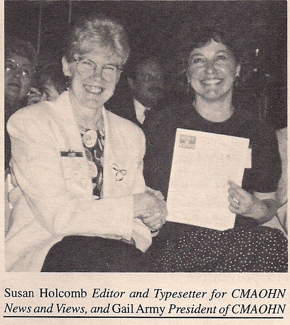 Central Mass wins Newletter award - Gail Army & Sue Holcomb | Photo ...