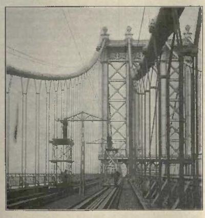 nycsubway.org: Catenary Trolley Construction Used on Manhattan Bridge ...