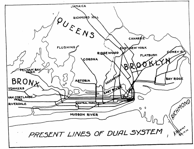 New Subways: Proposed Additions to Rapid Transit System... (1922 ...