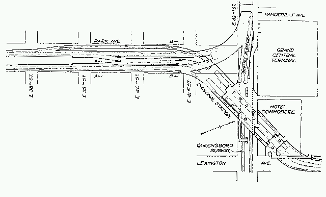 Design of the Diagonal Station and Connection (1918) - nycsubway.org