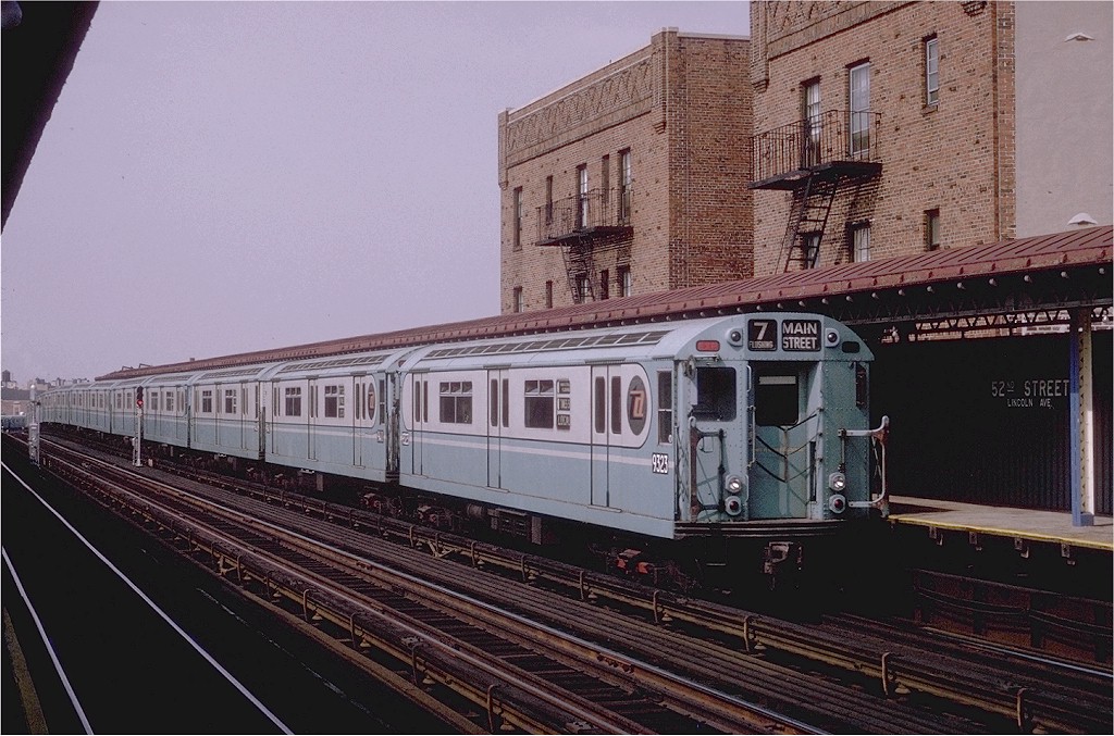 Two blasts from the past: Redbird work train at E 180th NYW&B platform ...