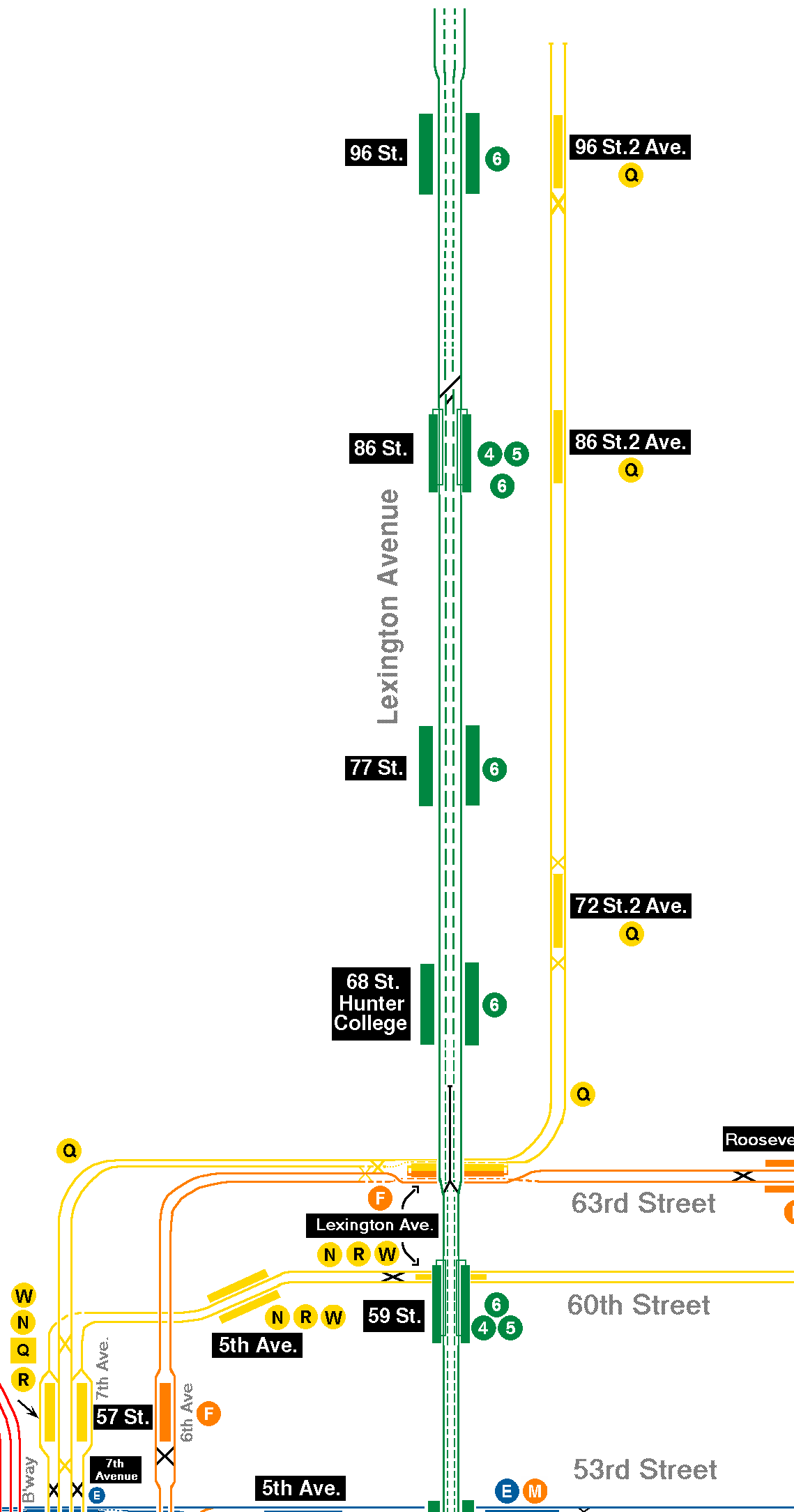 Second Avenue Subway Map Phase 1 - Map
