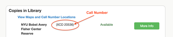 Find Materials on Course Reserves | New York University Division of ...