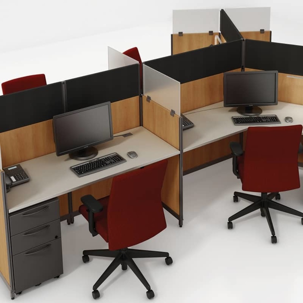 Panneaux de division de Poste de travail PanGram par Groupe Lacasse - Oburo