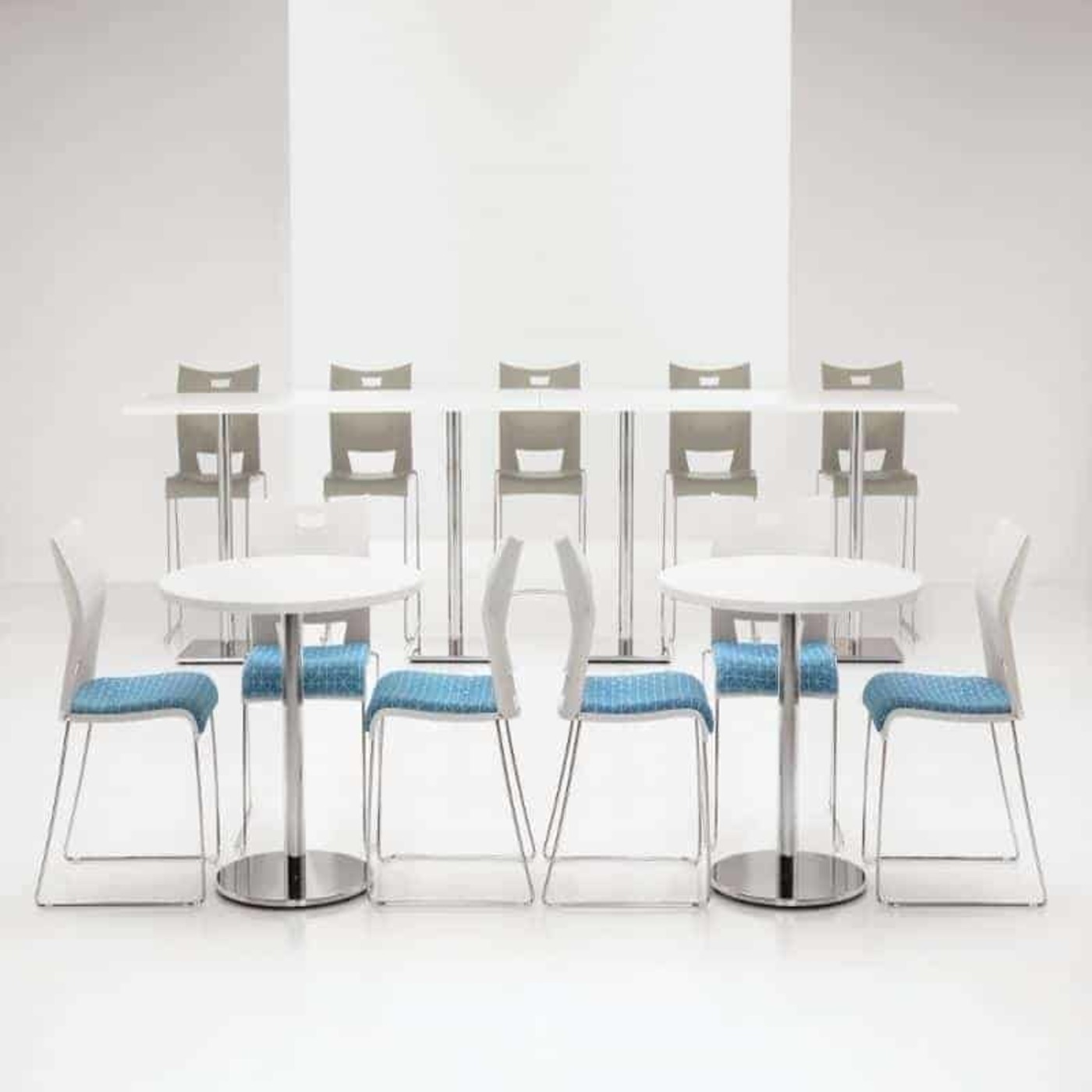 Tables de cafétéria et de collaboration Swap par Global Furniture - Oburo