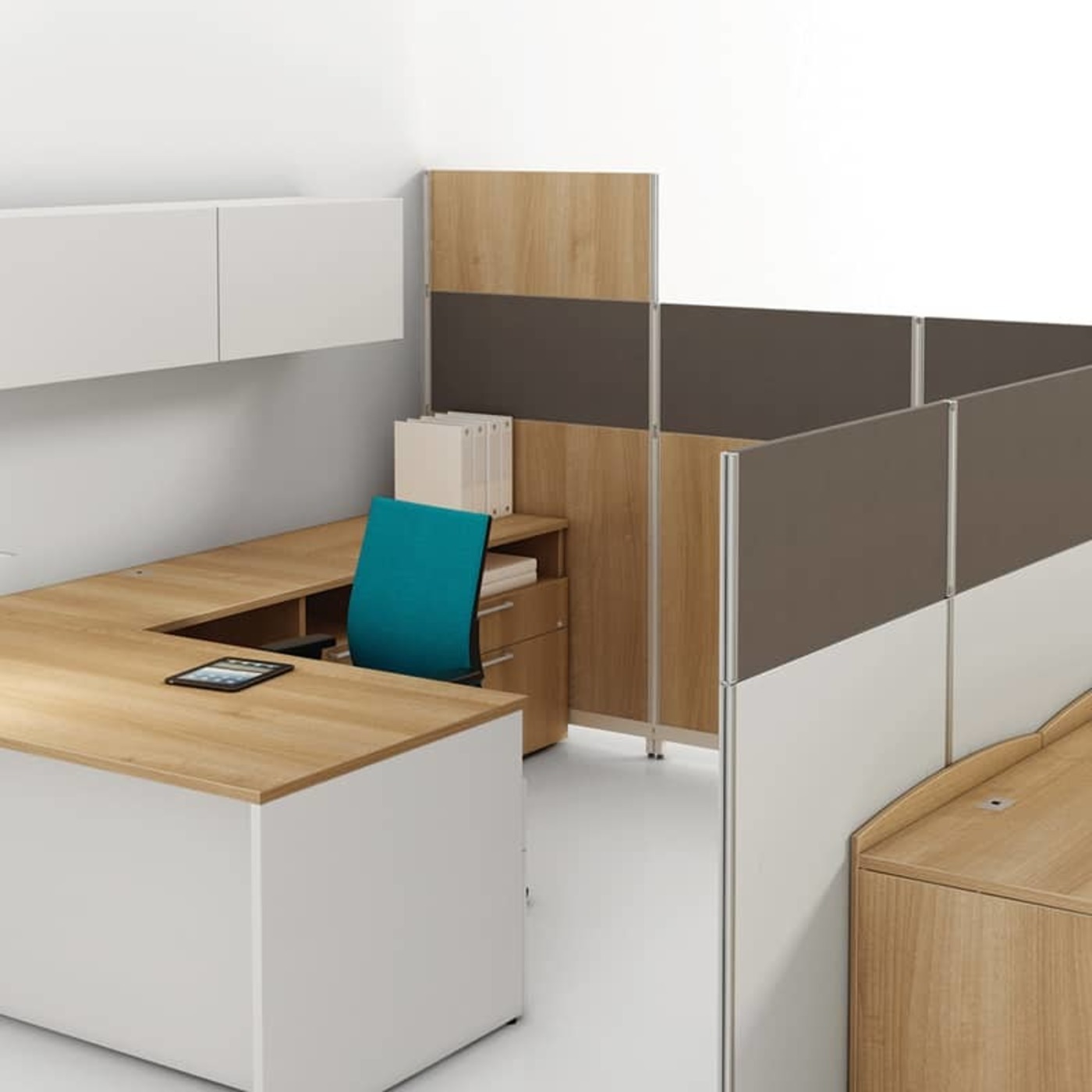 Panneaux de division de Poste de travail PanGram par Groupe Lacasse - Oburo