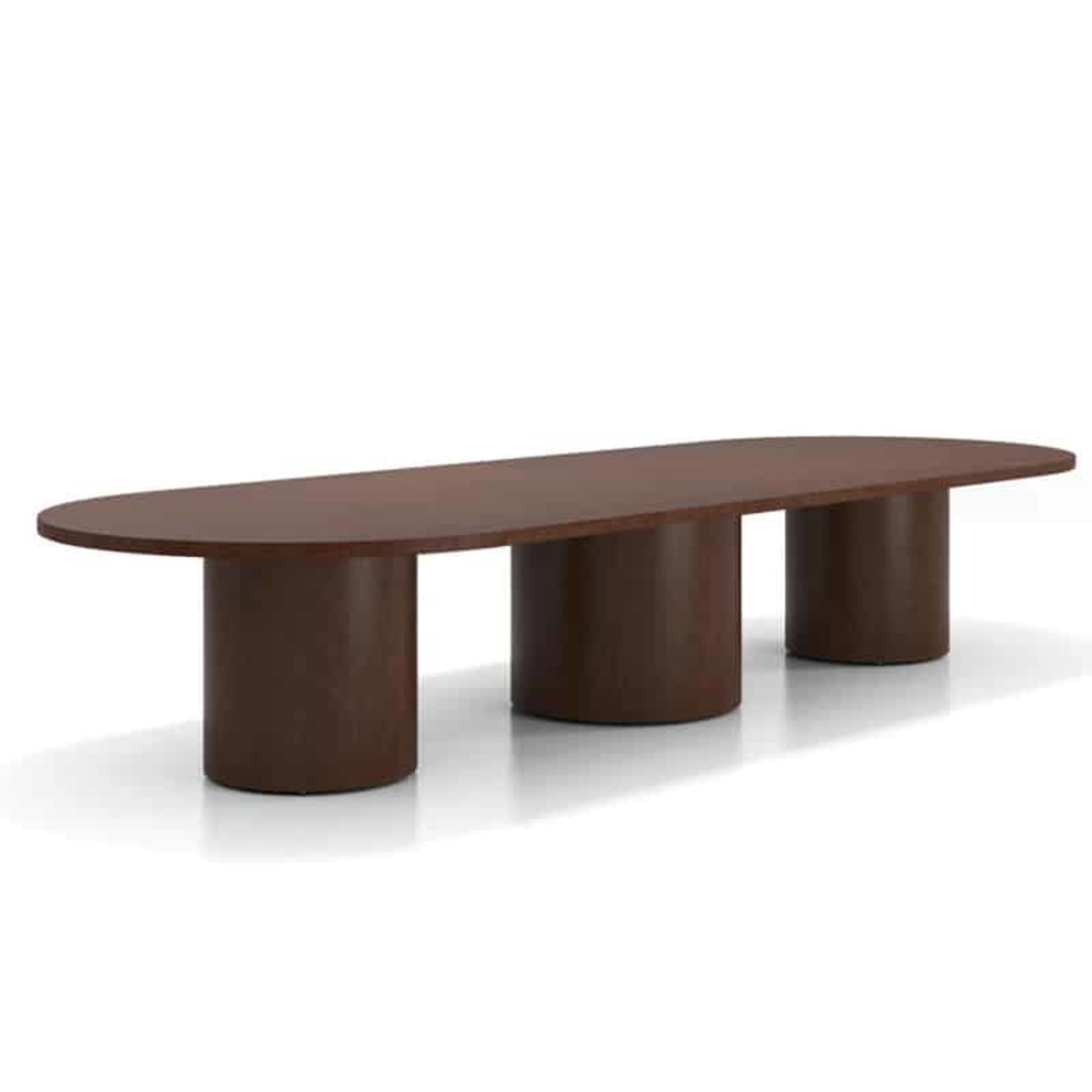Cylindrical conference table bases by Logiflex - Oburo