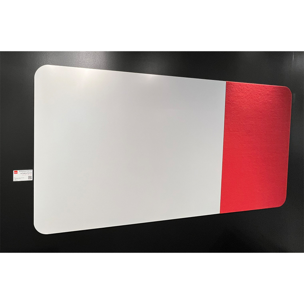 Tableau Blanc Arrondi Dimension Curve - Egan - Oburo