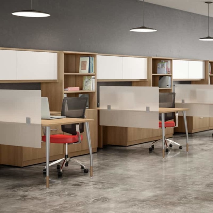 Mobilier d'espace collaboratif et à aire ouverte Millenium par Logiflex - Oburo