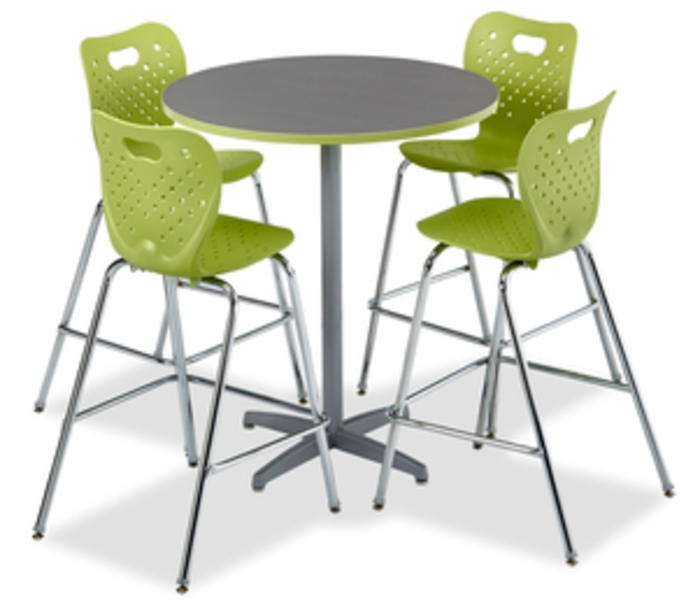 Café Height Pedestal Table by Alumni - Oburo