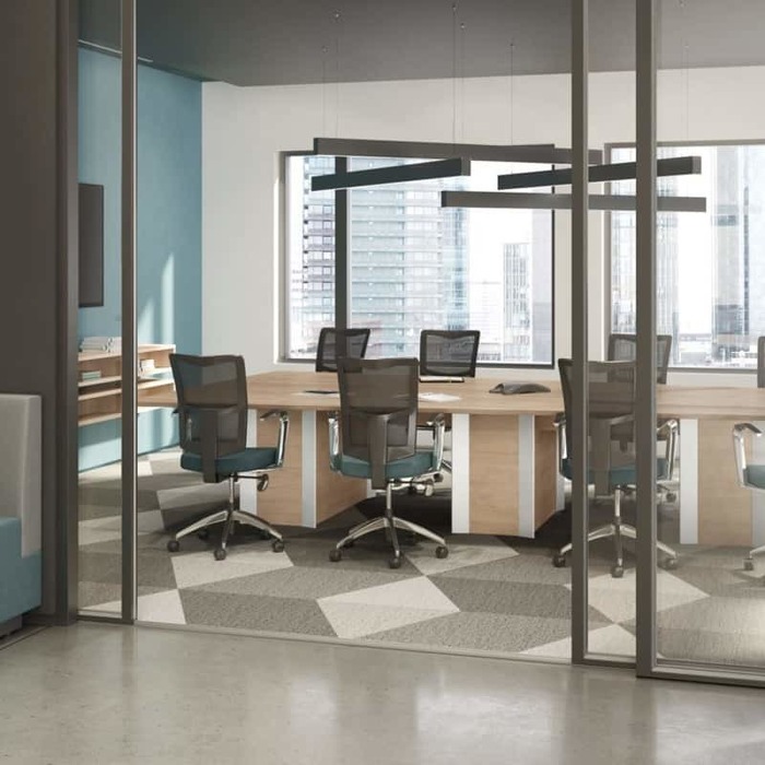 Howard conference table bases by Logiflex - Oburo