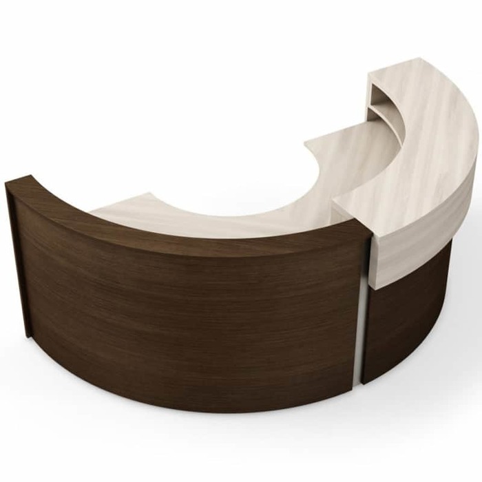 Spheric reception desk by Logiflex - Oburo