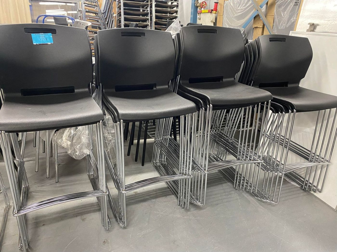 Chair stool Bistro height Collection Popcorn by Global - Oburo