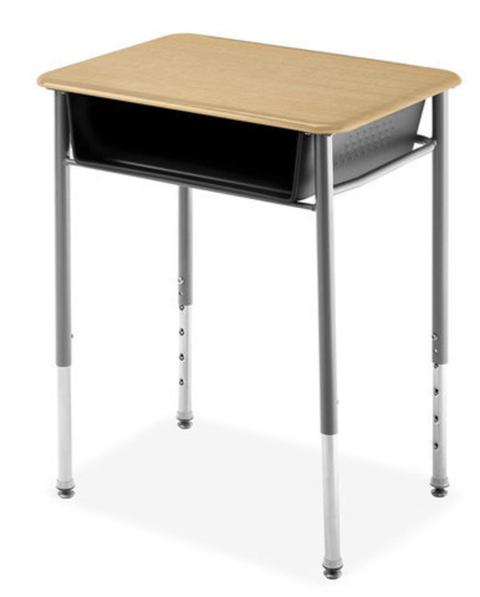 Plastic Book Box Desk by Alumni - Oburo