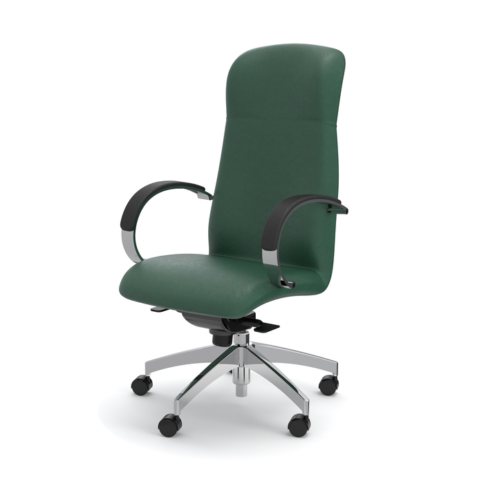 Chair with an executive backrest and a star base by ADI - Oburo