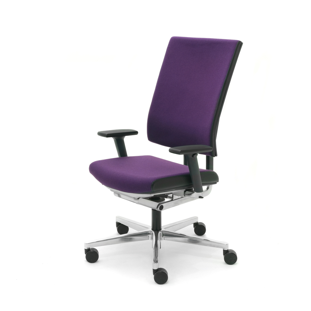 Fauteuil ergonomique avec dossier en tissu Scope par Bouty - Oburo