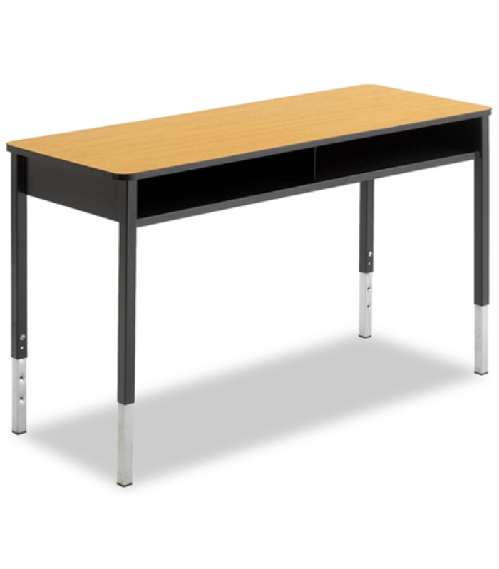 Honor Roll 4-Leg Double Desk by Alumni - Oburo