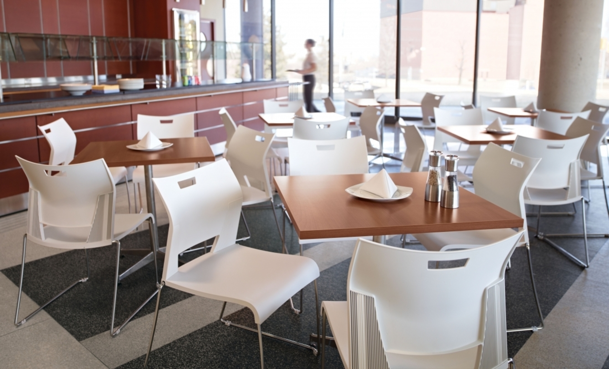 Tables de cafétéria par Global - Oburo
