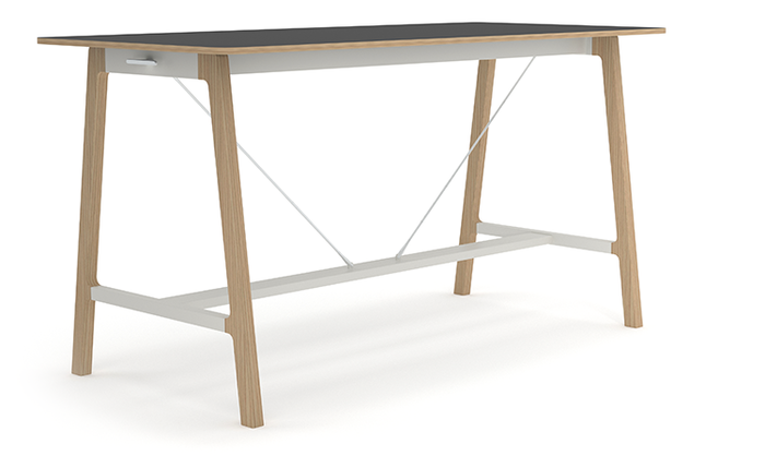 Silta collaborative table by Allermuir - Oburo