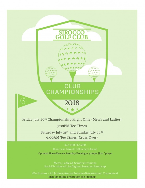 Sirocco Golf Club : Home