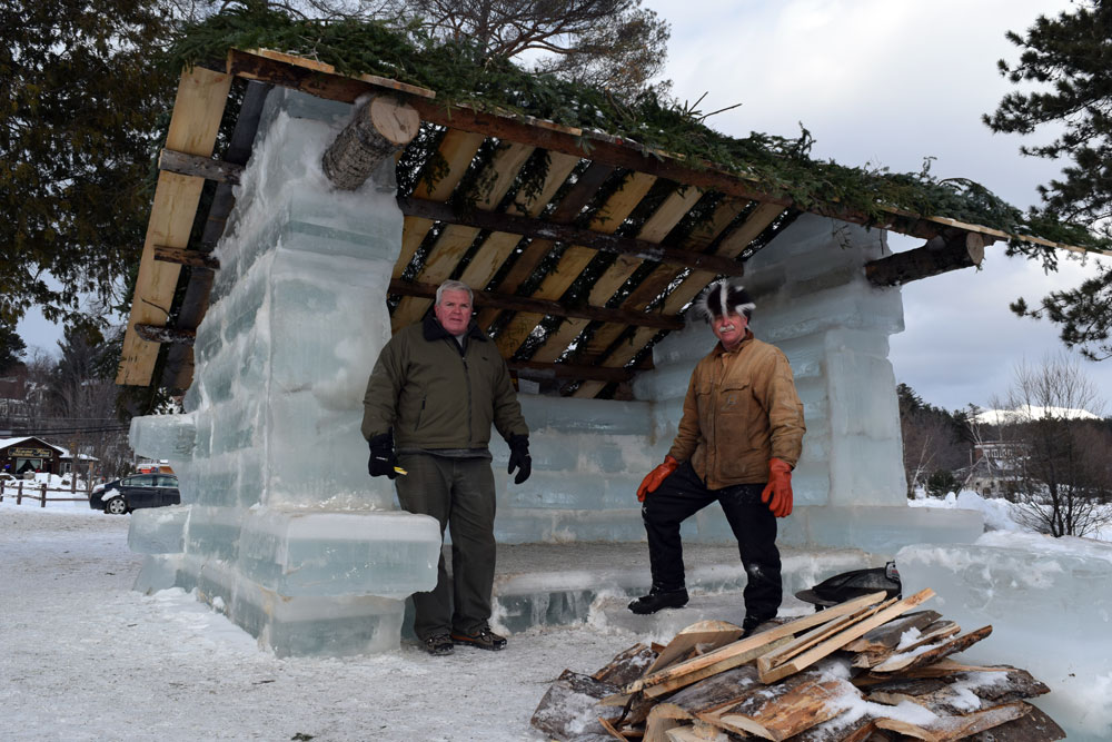 Ice lean-to built next to Palace | News, Sports, Jobs - Adirondack ...