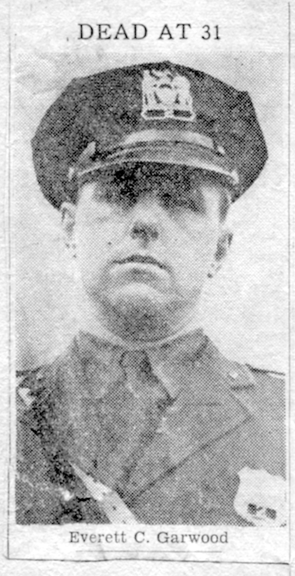 Officer Garwood dies at age 31, October 1937 | News, Sports, Jobs ...