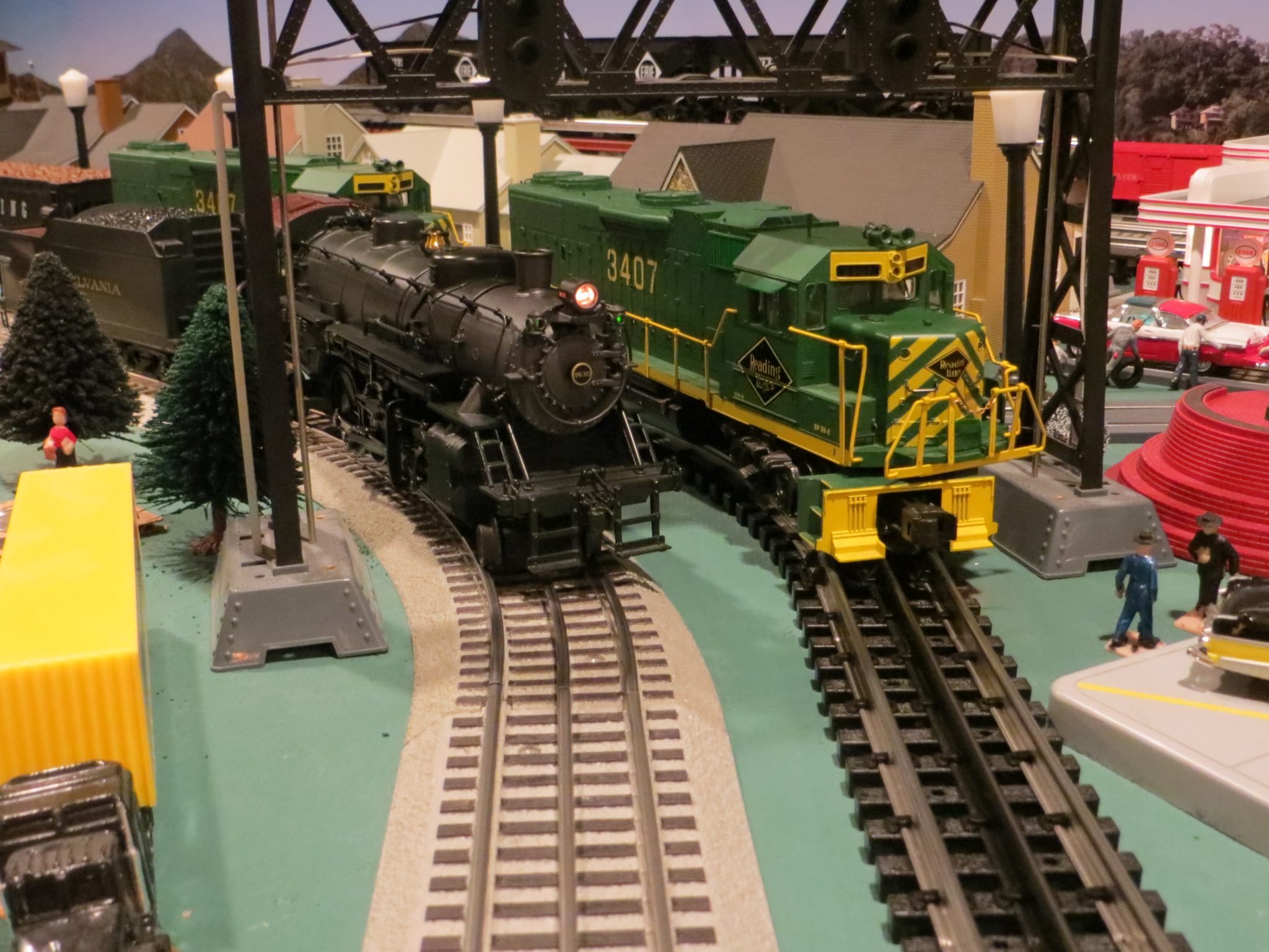 Showing holiday spirit: IUP museum features model trains and quilts ...