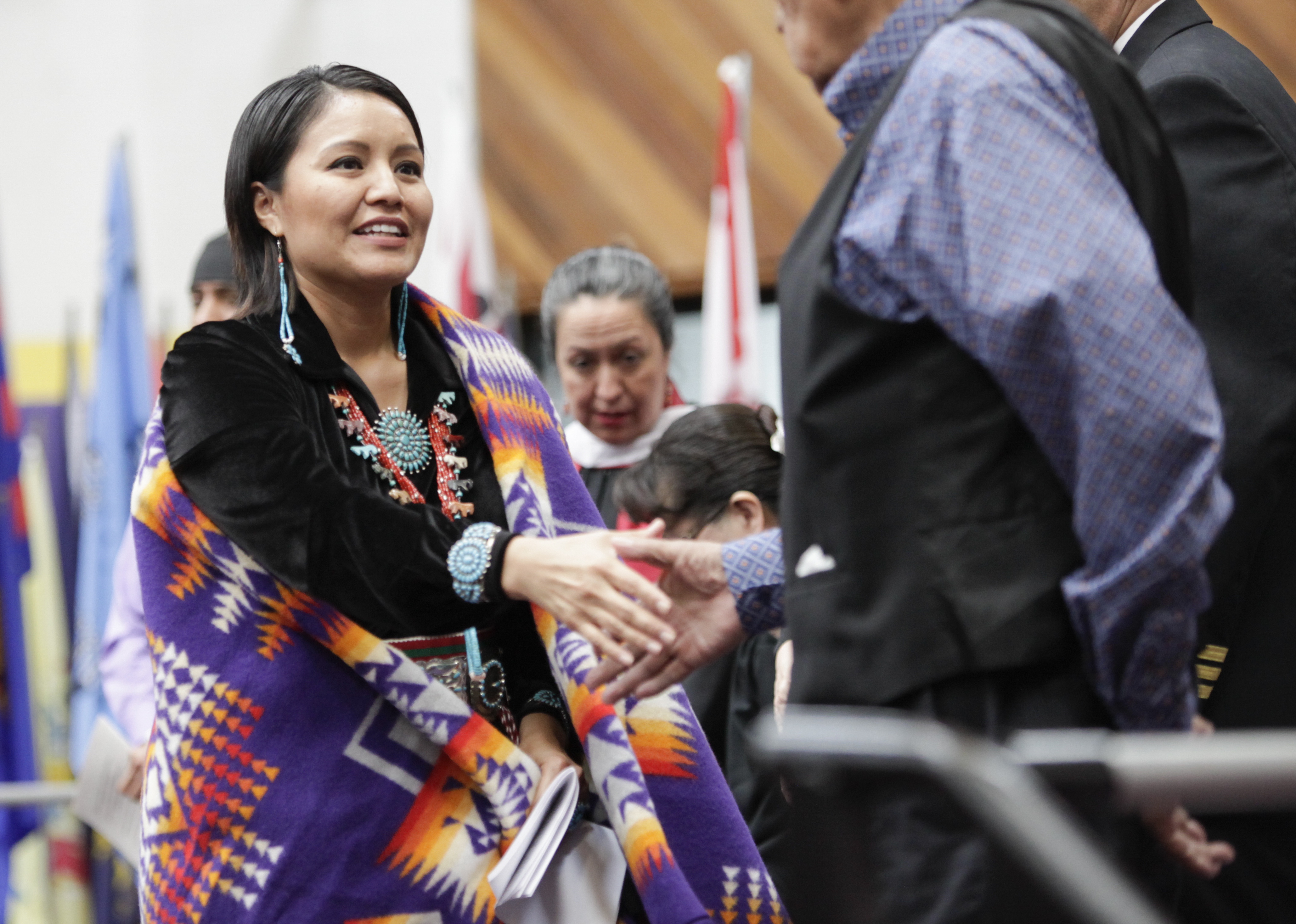 Running ‘into the arrows’: Haskell commencement speaker took on ...