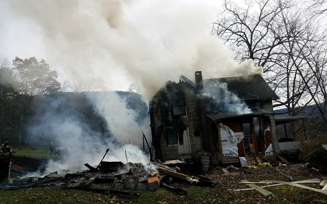 Fire rips through hunting camp | News, Sports, Jobs - The Express