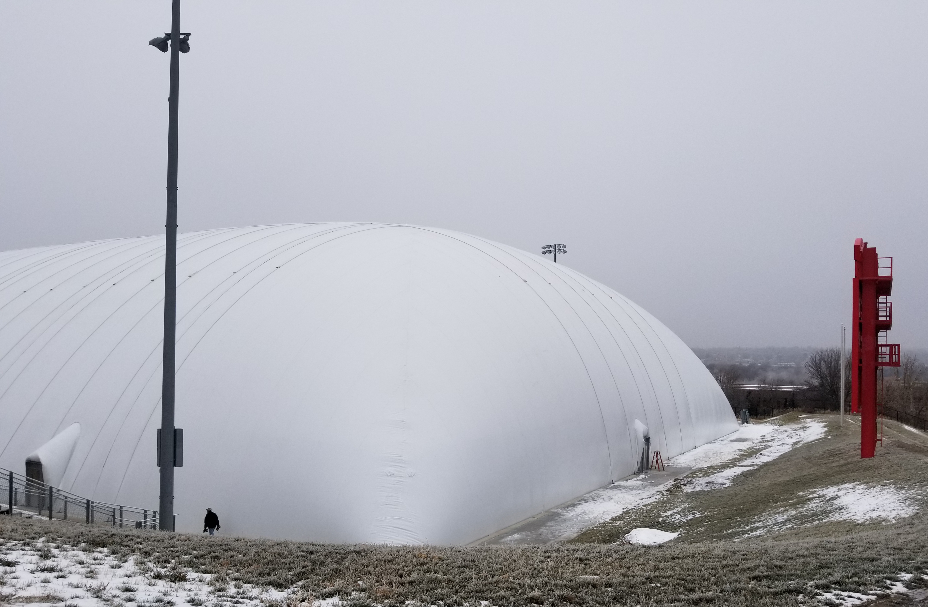 Air-supported dome up again at MSU | News, Sports, Jobs - Minot Daily News